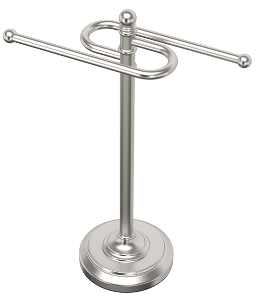 Gatco 1547 - 13-1/2" (343mm) S-Style Towel Tree (Satin Nickel ...
