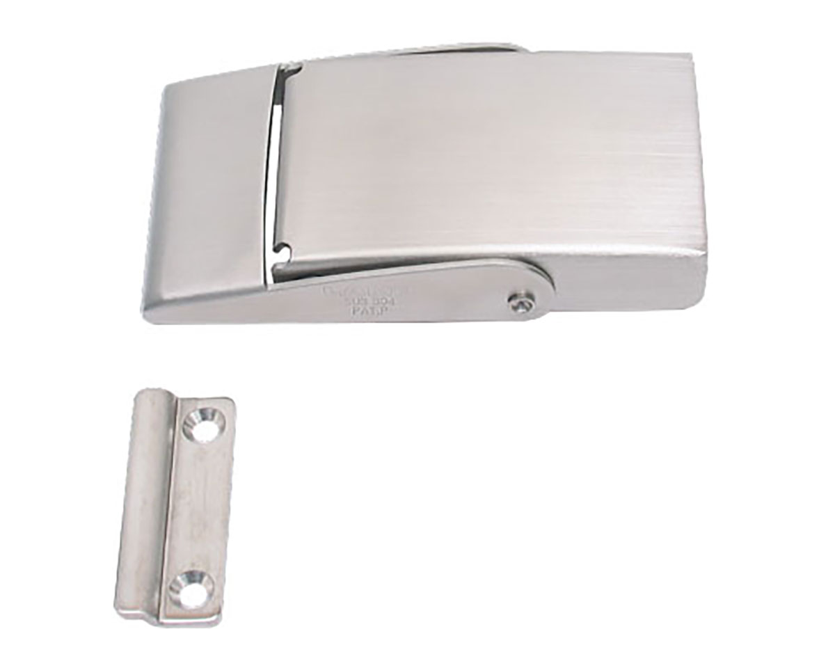 Sugatsune STF-100 - 3-15/16" (100mm) Draw Latch w/Safety Lock (Satin ...