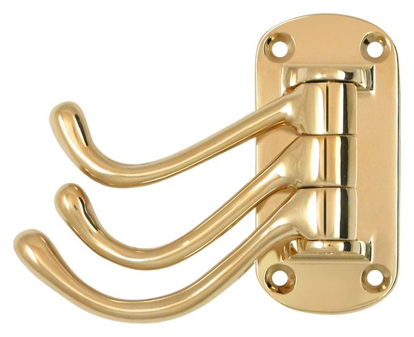 Deltana TSH40CR003 - Solid Brass Heavy Duty Triple Swivel Hook- EACH ...