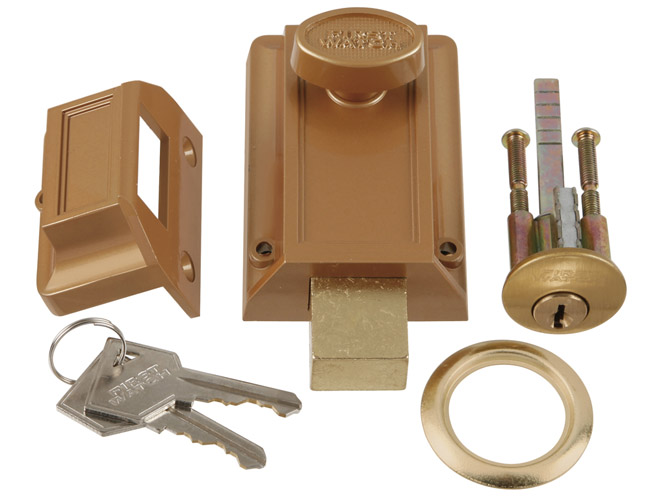First Watch Security 1110 - First Watch Night Bolt and Locking Cylinder ...