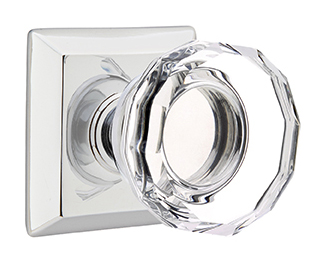 Emtek Products, Inc. LOWELL-QUINCY - Emtek Lowell Clear Glass Door ...