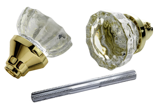 First Watch Security 1140 - First Watch Glass Knob Set w/Spindle - SET ...