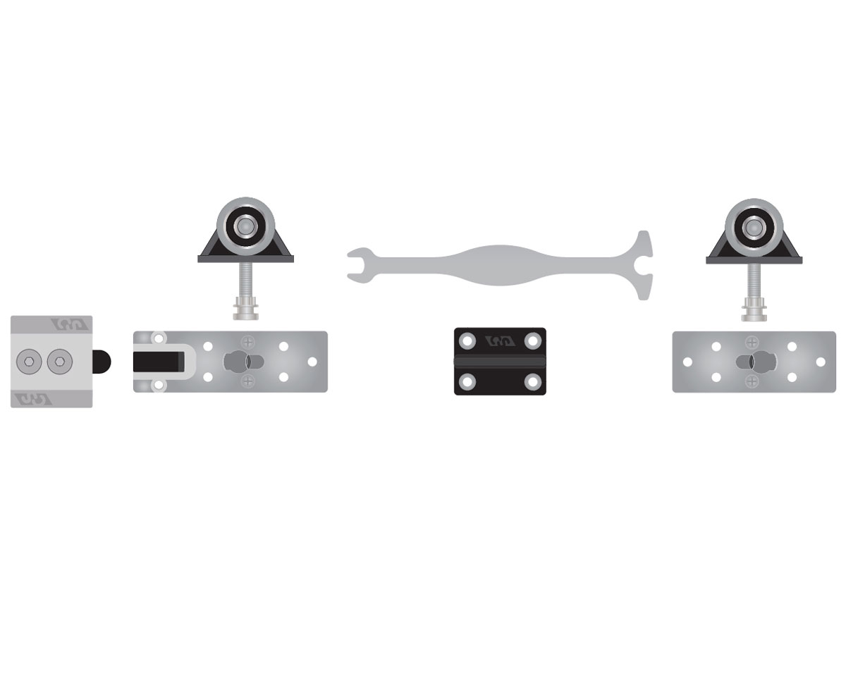 Cavity Sliders USA Inc DKM0611 - Cavity Sliders M6 Carriage Pack with ...