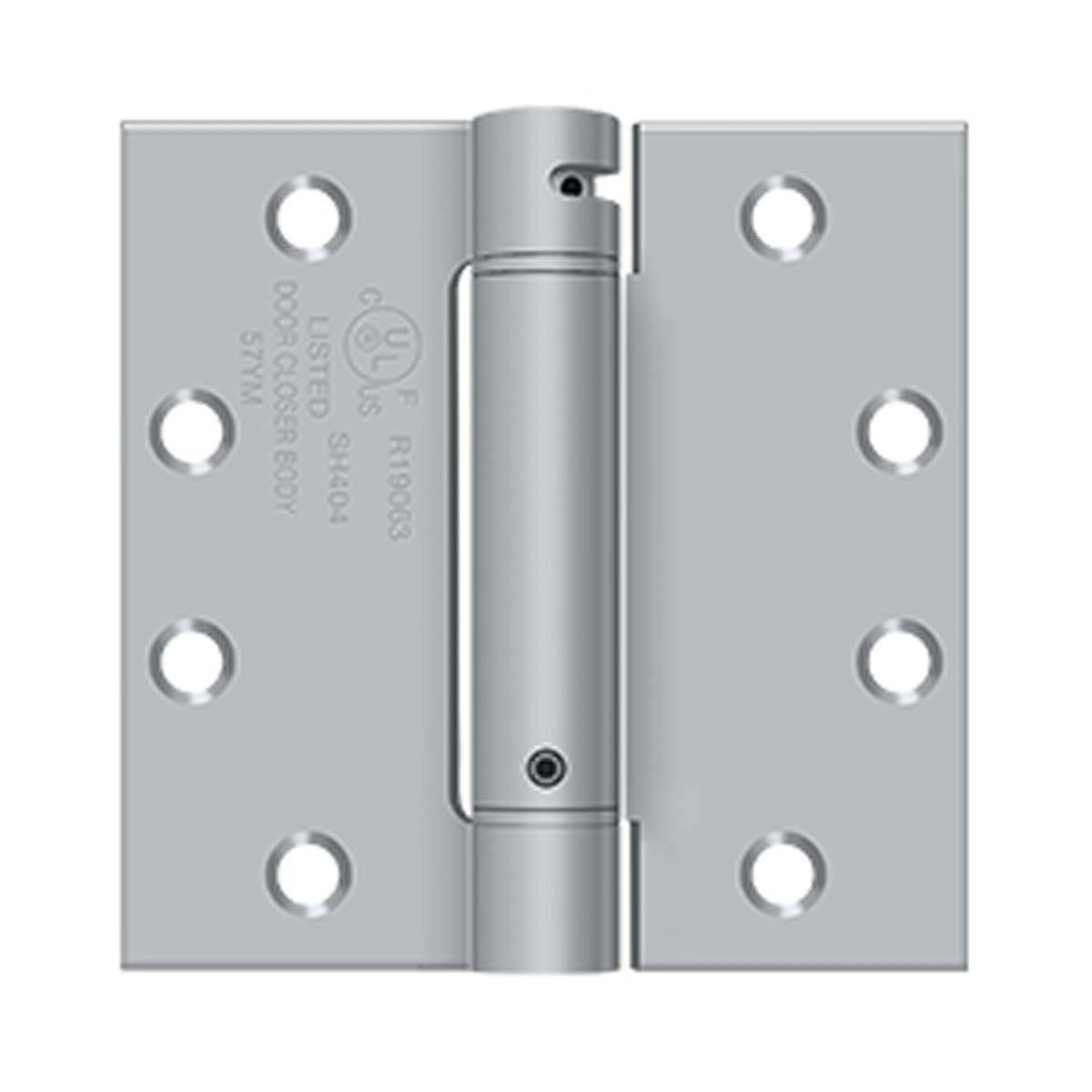 Deltana DSH45 - Steel Single Action Spring Hinge 4-1/2" (114mm) x 4-1/2 ...
