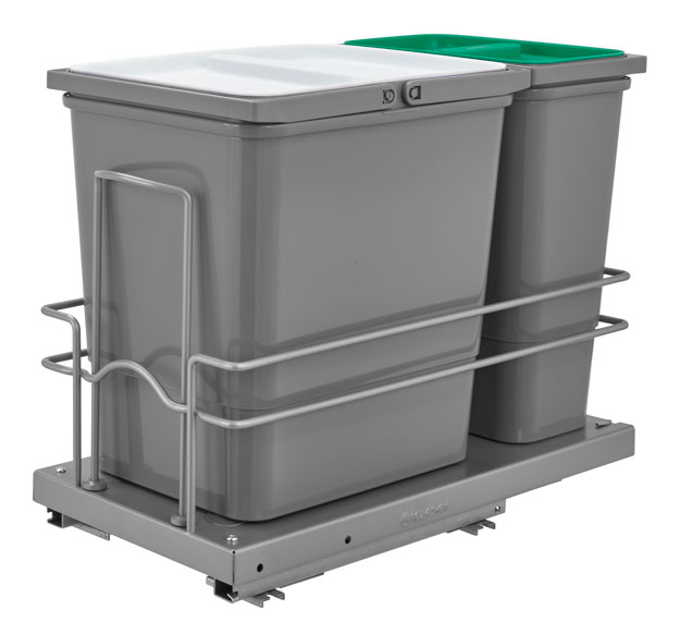 Rev-A-Shelf 5SBWC-815S-1 - Sink Base Pull-Out Waste Container w/Soft ...